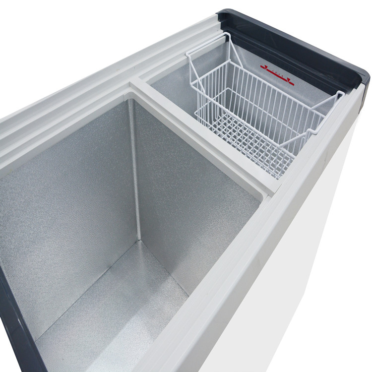 Glass Top Chest Deep Freezer For Commercial Display from China ...